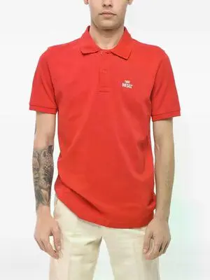 DIESEL® Logo-print Piqué Polo Shirt