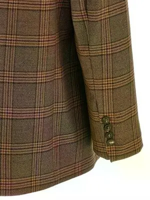 Max Mara Checked Wool Blazer