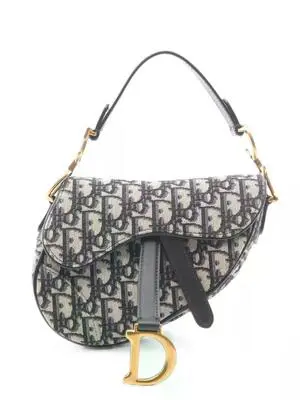 Dior 2010s Mini Oblique Saddle Shoulder Bag