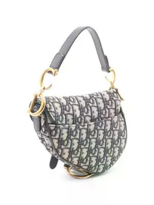 Dior 2010s Mini Oblique Saddle Shoulder Bag