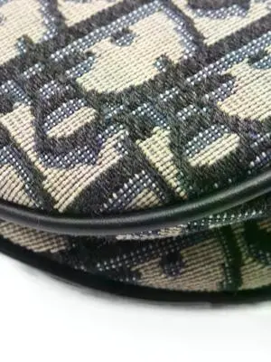 Dior 2010s Mini Oblique Saddle Shoulder Bag