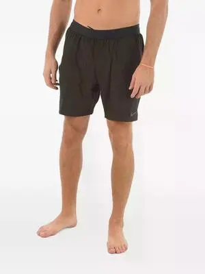 Nike Logo-print Elasticated-waist Swim Shorts - Black