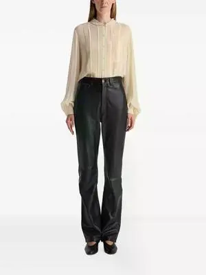 RÓHE Pleated Balloon Sleeve Shirt