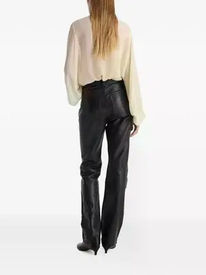 RÓHE Pleated Balloon Sleeve Shirt