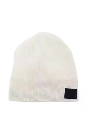 L10BRAND Logo-patch Beanie Hat - Neutrals