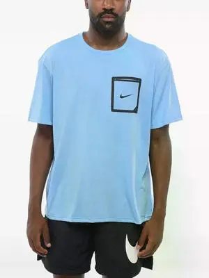 Nike Logo-print Pocket T-shirt - Blue