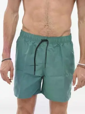 Nike Drawstring Elasticated-waist Swim Shorts - Green