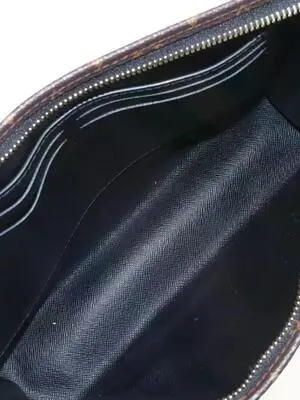 LOUIS VUITTON Monogram Pochette Toilette Clutch Bag - Brown