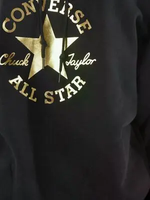 CONVERSE Logo-print Hoodie - Black