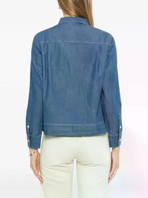 AGNES B. Embroidered-dinosaur Shirt