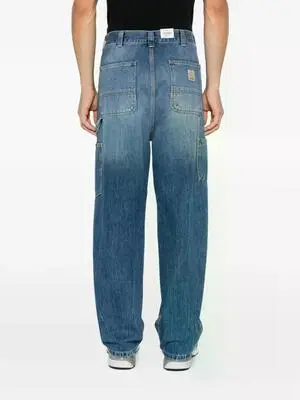 Carhartt Work In Progress Single Knee Logo-patch Jeans