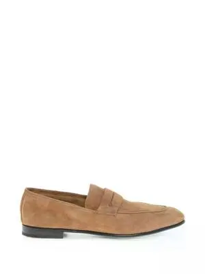 Zegna L'asola Suede Loafers - Neutrals