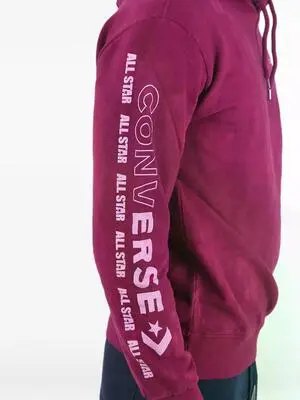 CONVERSE Logo-print Patterned Hoodie