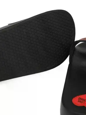 Moschino Heart-print Slides