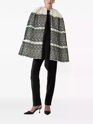 Carolina Herrera Lace-trimmed Cape