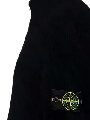 Stone Island 5100017 Full Rib Rws Wool Zip-up Jumper