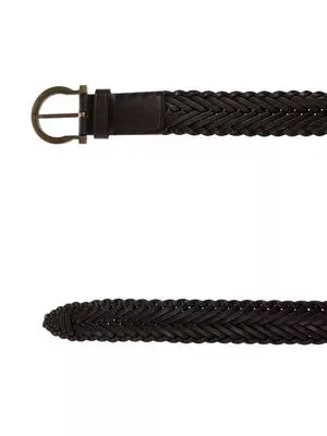 FERRAGAMO Gancini Belt - Brown
