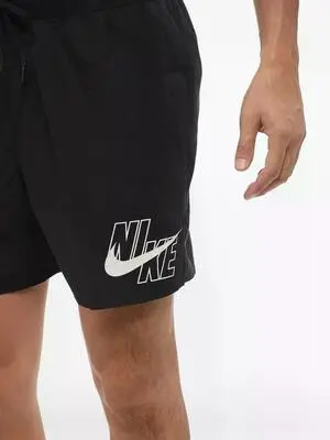 Nike Breaker Logo-print Elasticated Swim Trunks