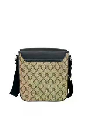 Gucci 2000-2015 Gg Supreme Flap Messenger Bag Crossbody Bag