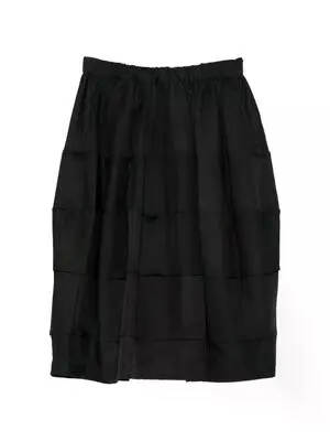 Comme Des Garçons Layered Raw-edge Skirt
