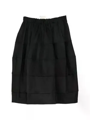 Comme Des Garçons Layered Raw-edge Skirt