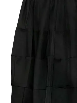 Comme Des Garçons Layered Raw-edge Skirt