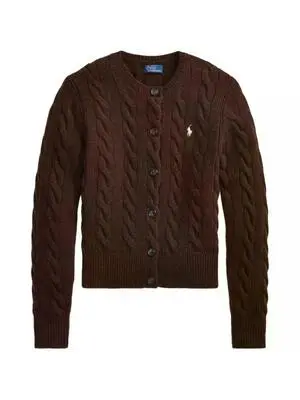 Polo Ralph Lauren Cable-knit Wool-cashmere Cardigan