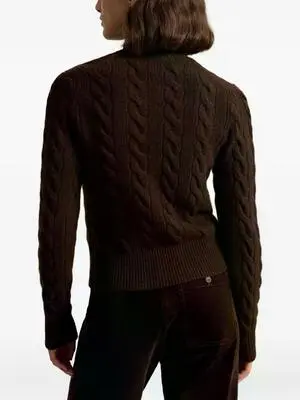 Polo Ralph Lauren Cable-knit Wool-cashmere Cardigan