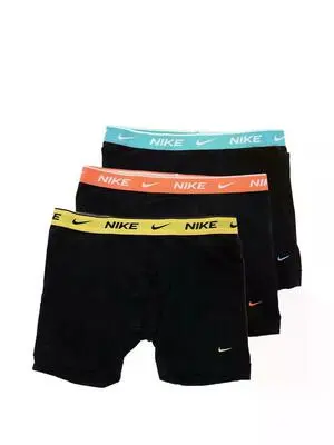 Nike Logo-waistband Stretch Boxers - Black
