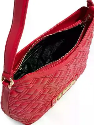 Moschino Quilted Heart-motif Shoulder Bag