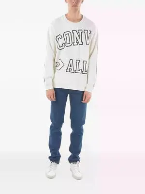 CONVERSE All Star Logo-print Crew Neck Sweater