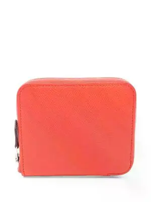 Hermès 2022 Azap Silk'in Compact Wallet - Red