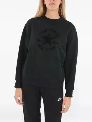 CONVERSE Logo-print Sweatshirt - Black