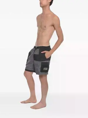 Nike Cargo-pocket Colour-block Swim Shorts
