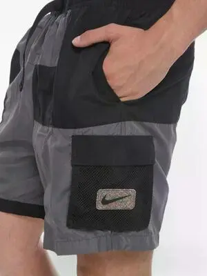 Nike Cargo-pocket Colour-block Swim Shorts
