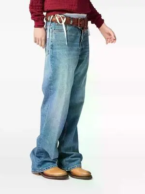 Miu Miu Washed Denim Boyfriend Jeans