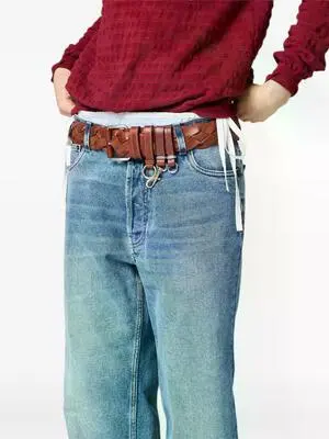 Miu Miu Washed Denim Boyfriend Jeans