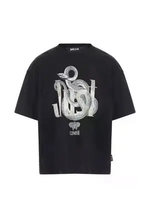Just Cavalli Snake-print T-shirt