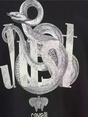 Just Cavalli Snake-print T-shirt