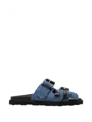 Moschino Buckle-fastening Denim Sandals