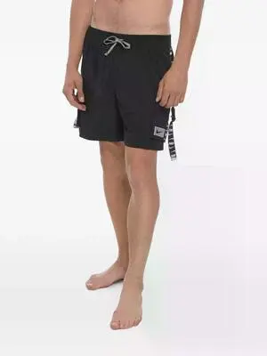 Nike Logo-detail Swim Trunks - Black