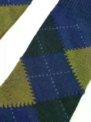 Maria La Rosa Argyle-intarsia Wool Socks