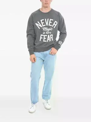 SCRIMMAGE Logo-print Crew-neck Sweatshirt - Grey