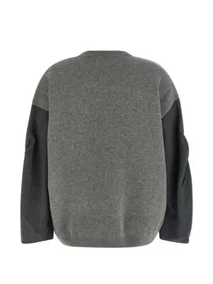 NUDE Two-tone Dropped-shoulder Sweater