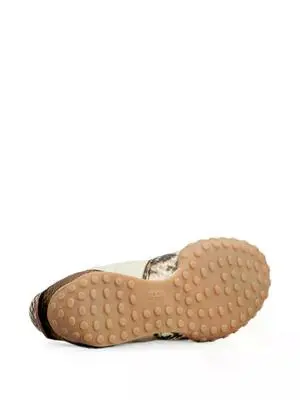 TOD'S Snake-effect Panelled Sneakers
