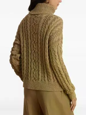 Ralph Lauren Cable-knit Turtleneck Sweater