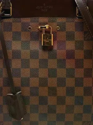 LOUIS VUITTON Damier Ebene Rivoli Tote Bag