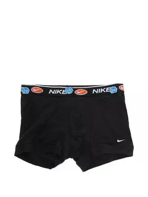 Nike Logo-embroidered Boxers - Black