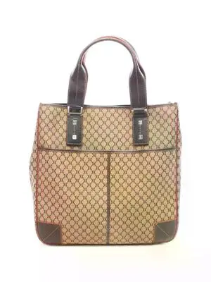 Celine 2000s Macadam-canvas Tote Bag - Neutrals