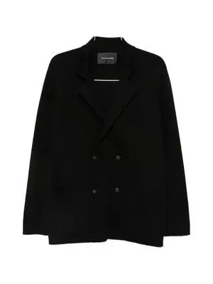 Tagliatore Willow Double-breasted Virgin Wool Jacket - Black